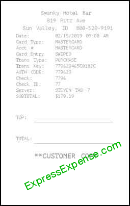 Expressexpense Custom Receipt Maker