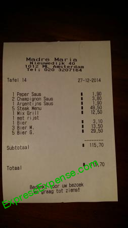 Bistecca Argentina Ad Amsterdam Picture Of Madre Maria Amsterdam
