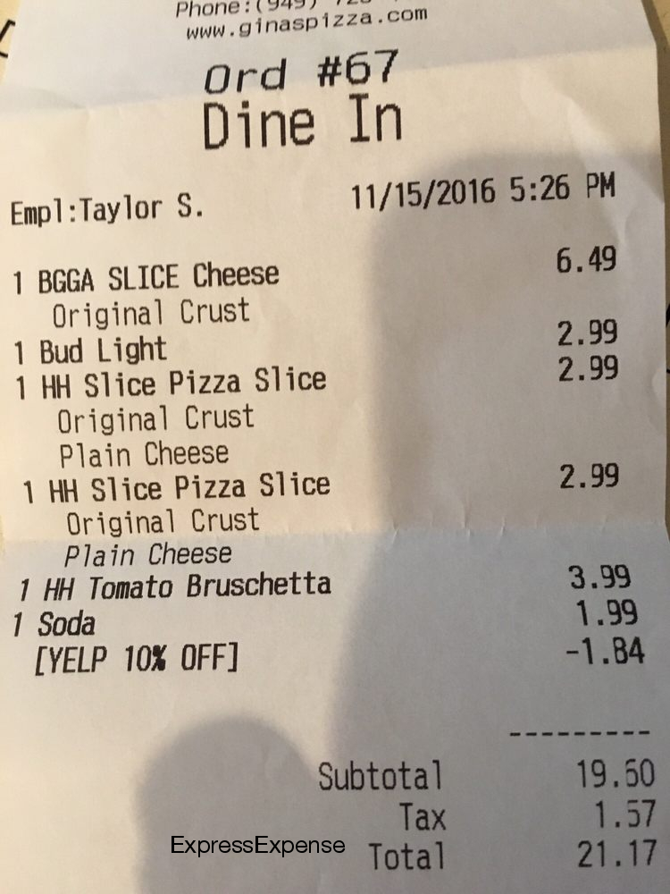 Better Check Your Receipts If You Get A Happy Hour Or Lunch Special